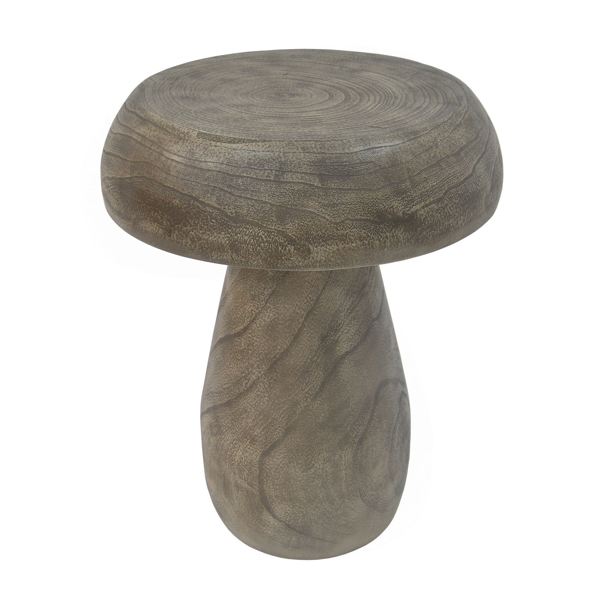 Orren Ellis Mushroom Side Table,Wood-like texture, Natural Color | Wayfair