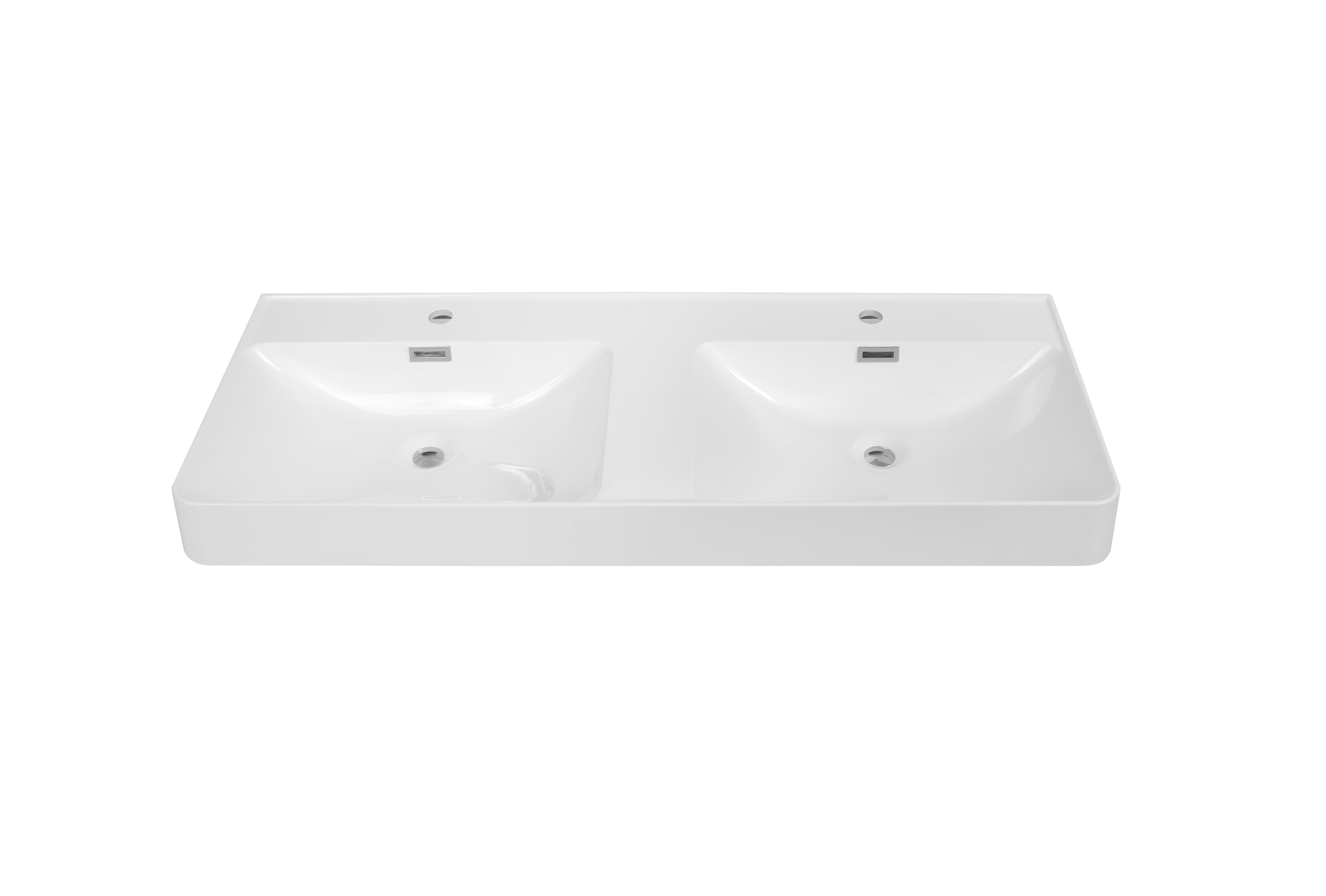 Streamline Bath 47.2" Solid Surface Resin Streamline Vanity Top ...