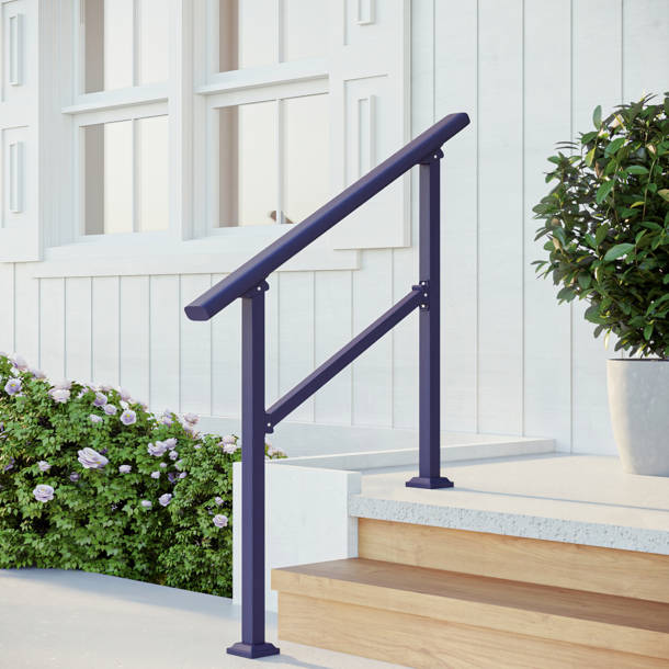 Red Barrel Studio® Fegley Metal Handrail Stair Railing & Reviews | Wayfair