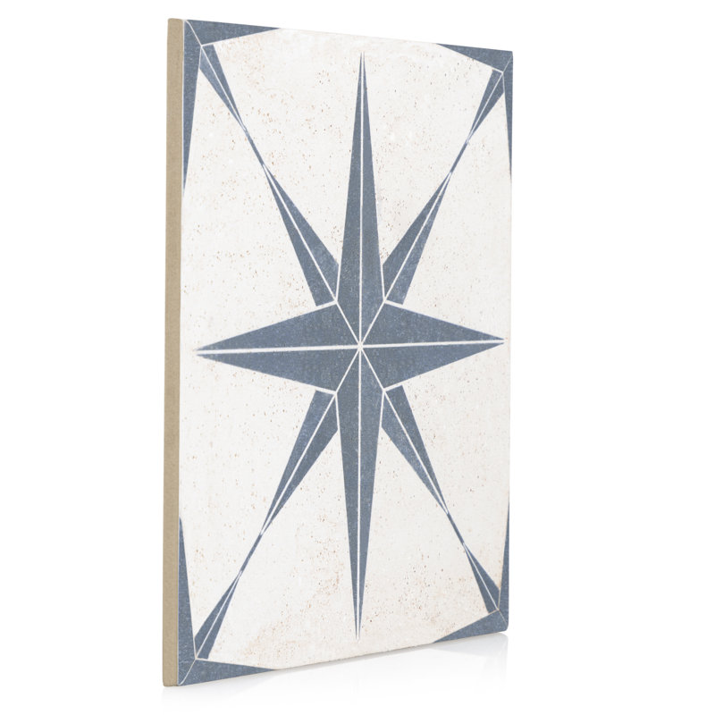 Industry Tile 8.86" x 8.86" Porcelain Patterned Wall & Floor Tile ...