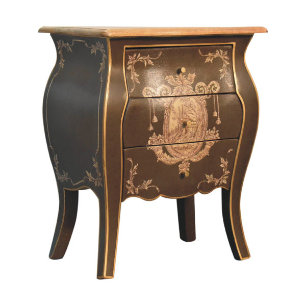 Rosalind Wheeler Delmas Solid Wood Bedside Table | Wayfair.co.uk