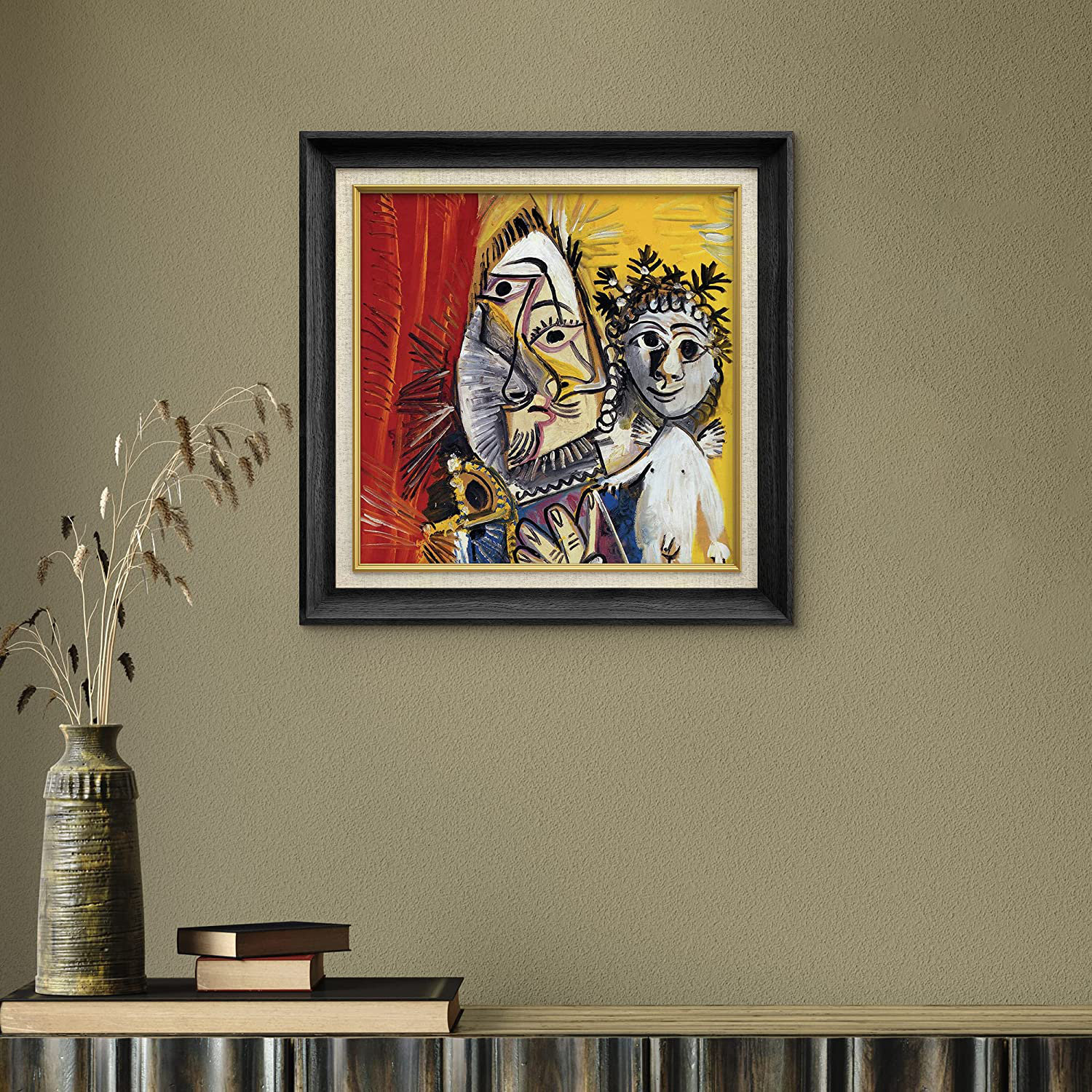 SIGNLEADER Love and Musketeer by Pablo Picasso - Picture Frame Painting ...