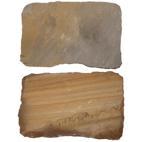 MSI Rustic Canyon 12 in. x 18 in. Natural Sandstone Step Stone (15 Sq ...