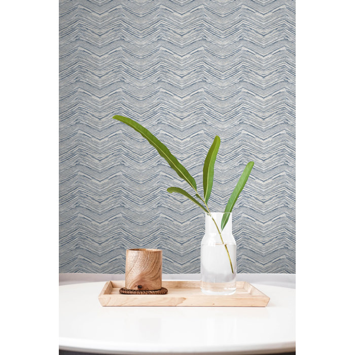Latitude Run® Wood Chevron Peel & Stick Chevron Roll & Reviews | Wayfair