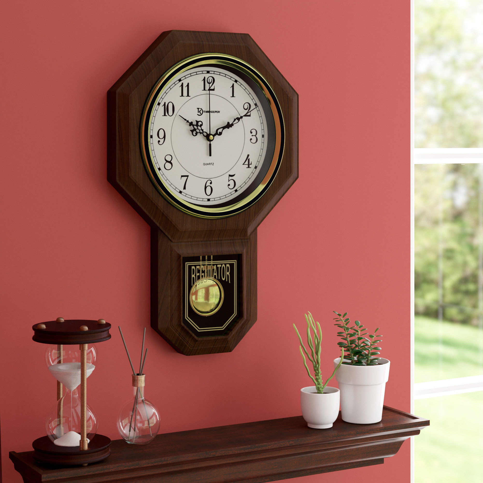 Astoria Grand Wesolowski Wall Clock & Reviews | Wayfair