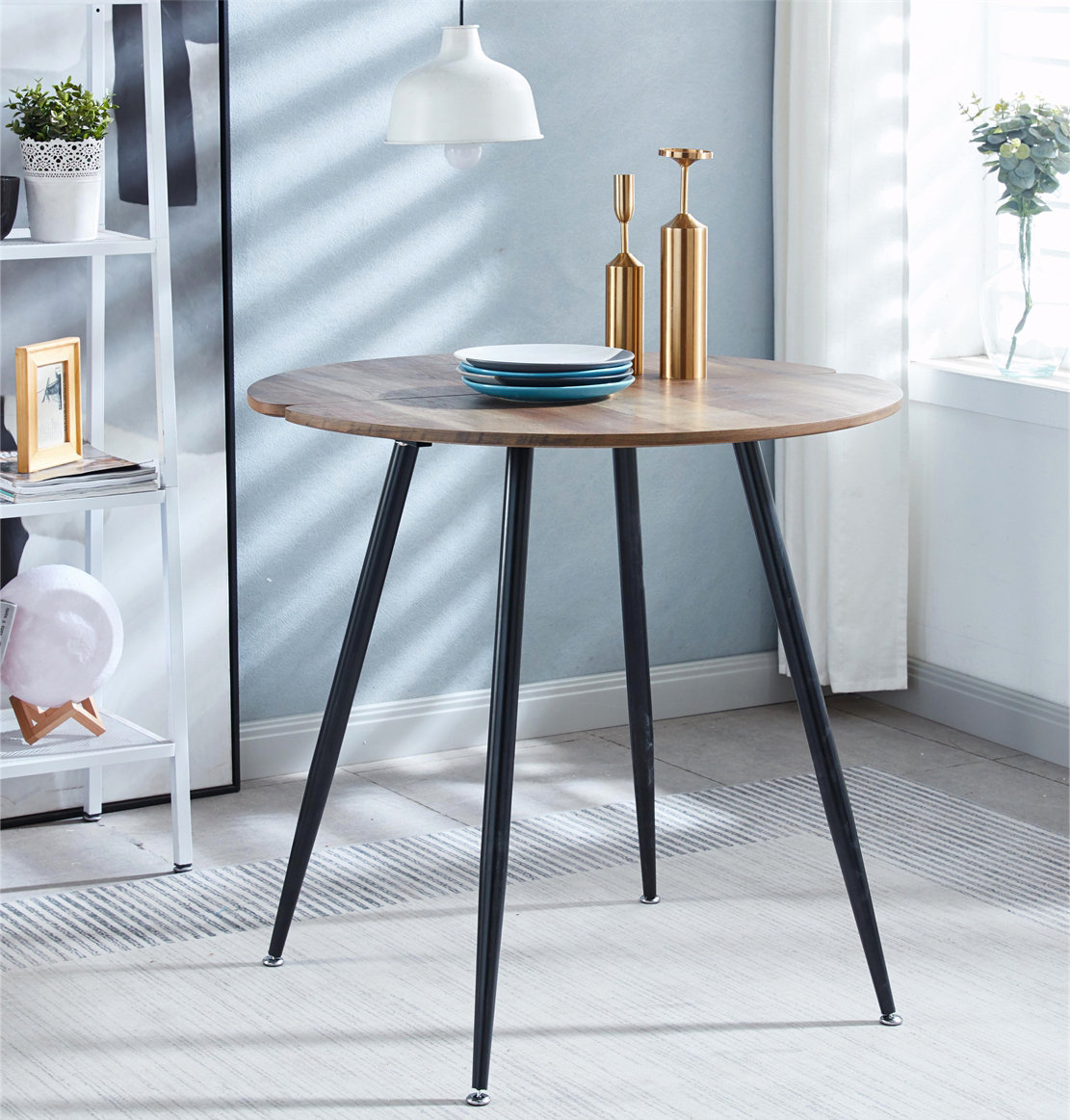 George Oliver Claiborne Coffield 18.6 L x 34.2 W Dining Table | Wayfair