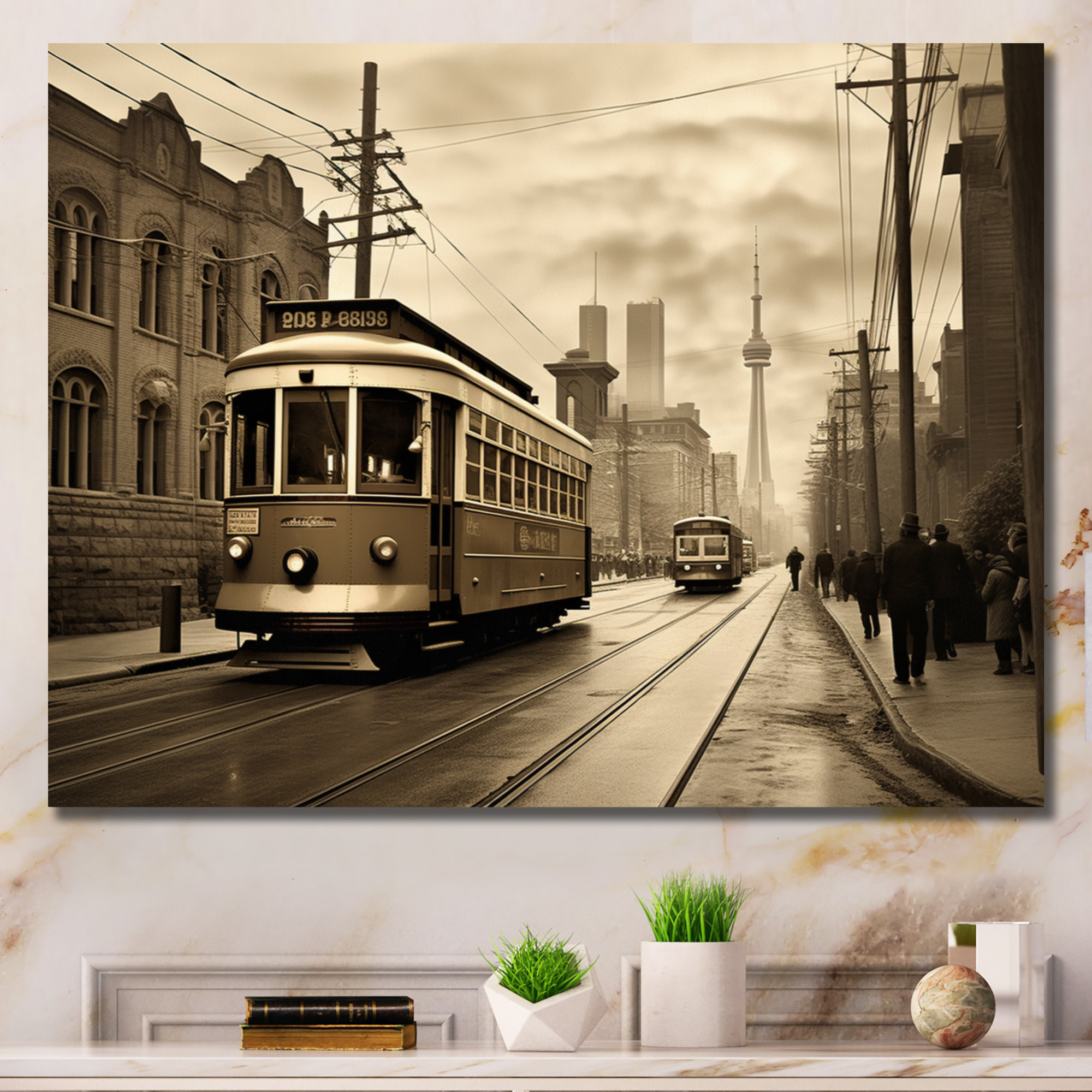 Winston Porter Toronto City A Nostalgic In A Vintage III On Canvas ...