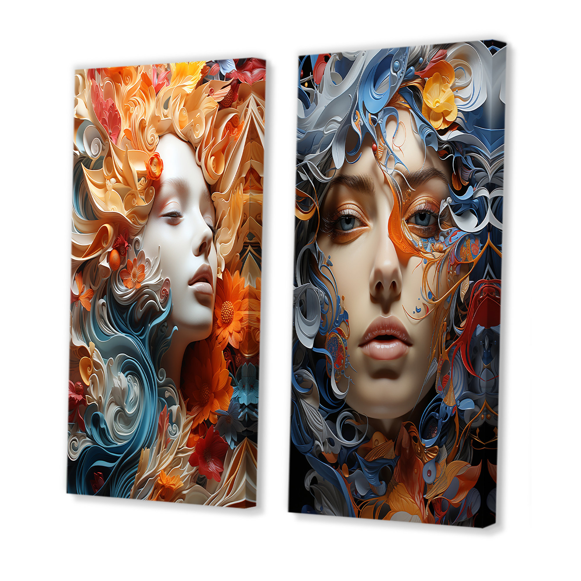 Winston Porter Eternal Dreams Surrealism Woman Portrait - Surrealism ...