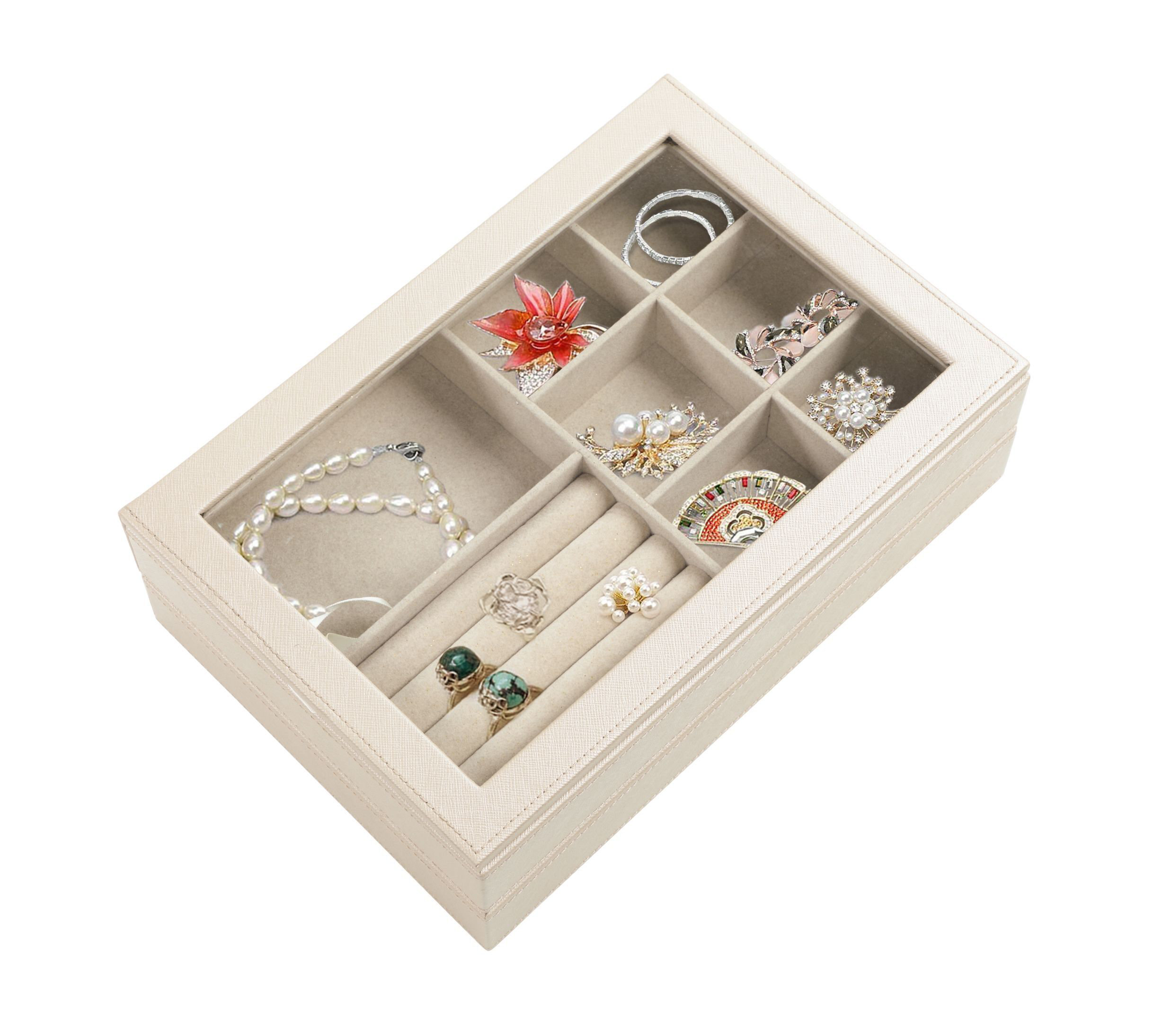 Ebern Designs Jaclyn Stackable Jewelry Tray | Wayfair