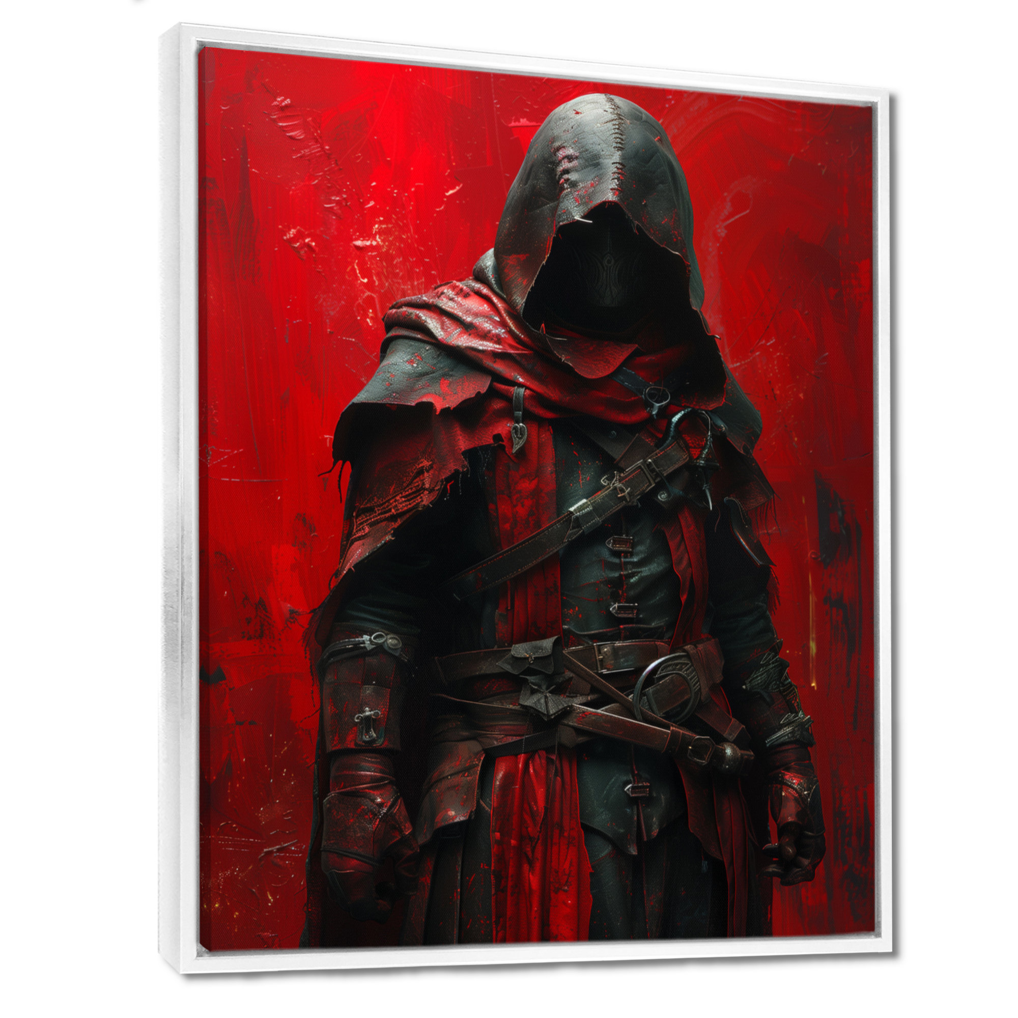 Winston Porter Red Black Warrior Hero I - Wizards Wall Decor - Wayfair ...