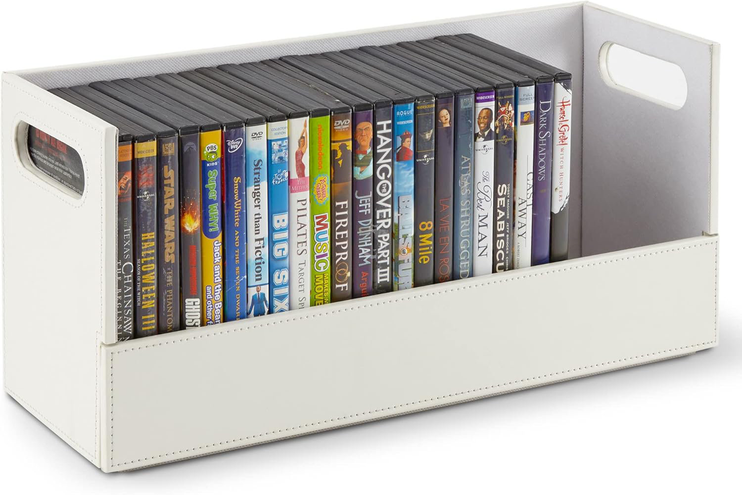 Ebern Designs Stock Your Home DVD Storage Box, Movie Shelf Organizer For Blu-Ray, Video Game ...