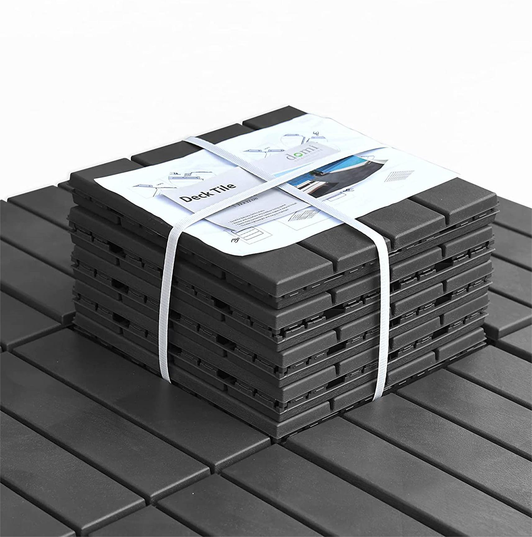 Go Peak Track Patio Interlocking Deck Tiles, Composite Decking Tiles ...