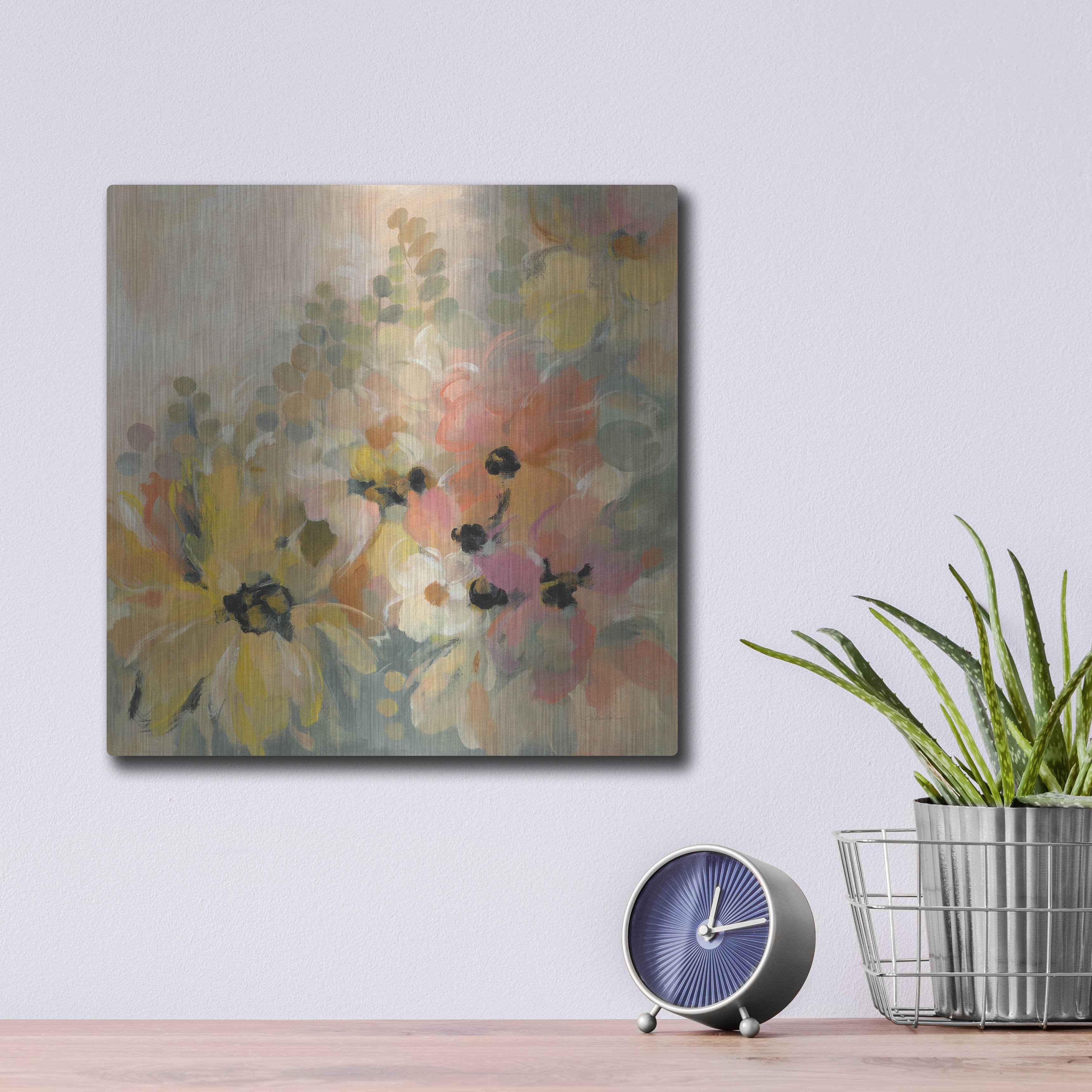 Luxe Metal Art 'June Flower Bed' By Silvia Vassile " June Flower Bed ...