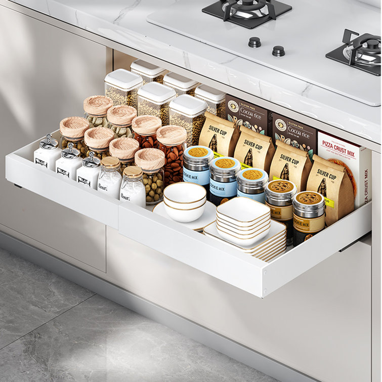 Brayden Studio Burglinde Pull Out Cabinet Organizer Bracket | Wayfair.co.uk
