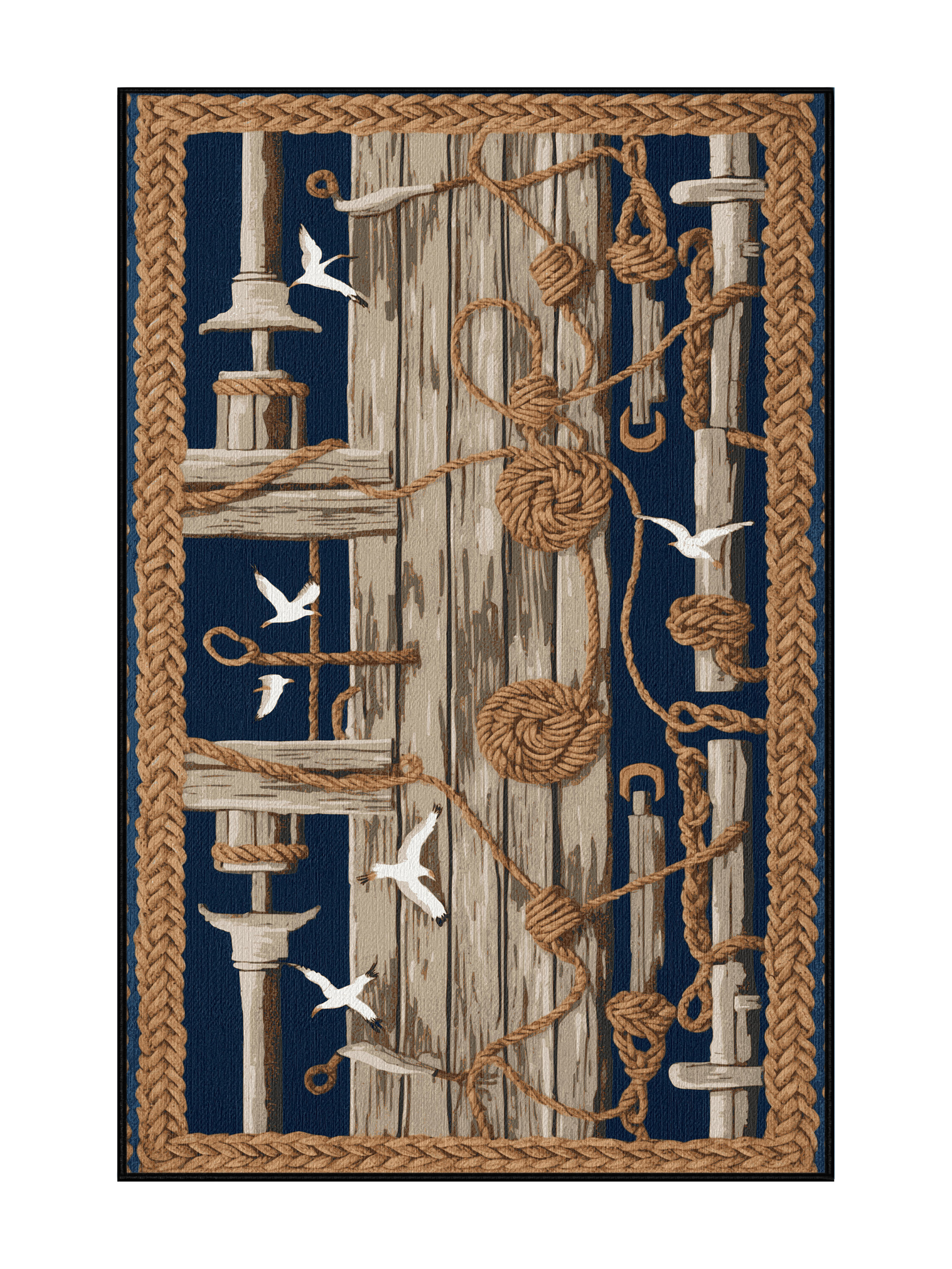 Longshore Tides Washable Pier designs Nautical Area Rug - Wayfair Canada