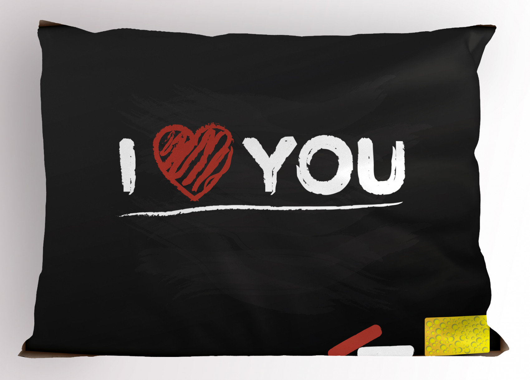 Ambesonne I Love You Sham | Wayfair