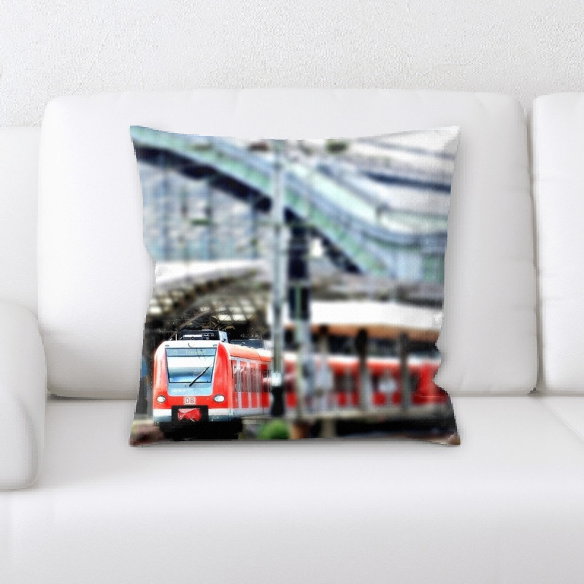 Rug Tycoon Train Throw Pillow | Wayfair