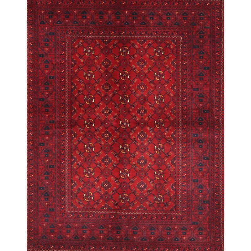 Bungalow Rose Southwestern Red/Beige Area Rug | Wayfair