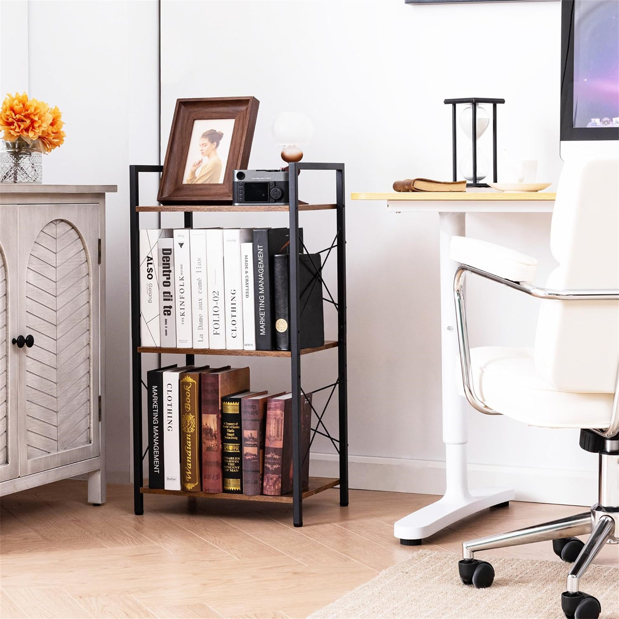 George Oliver Narrow Storage Rack, Adjustable 5-Tier Industrial ...