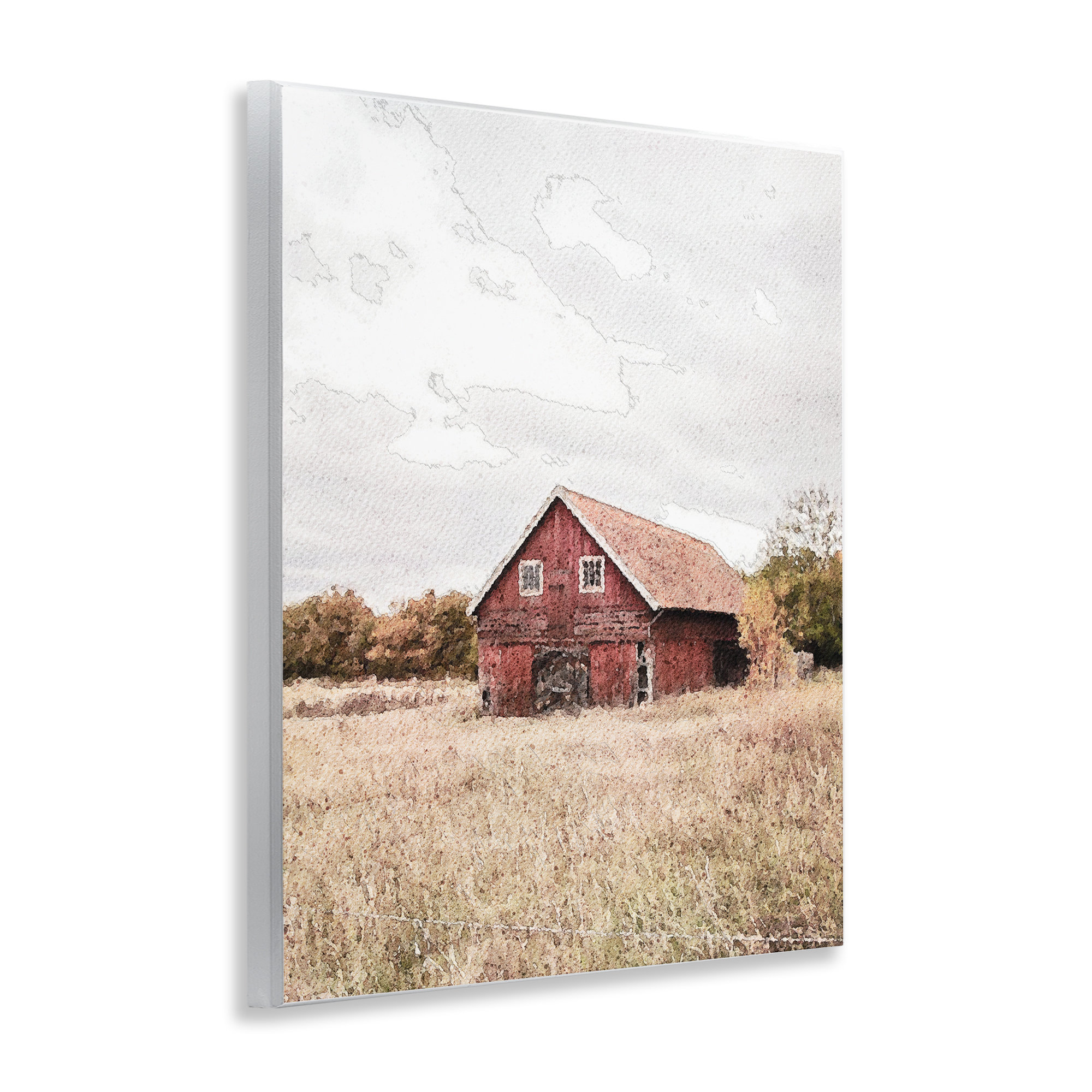 Ophelia & Co. Red Barn Country Terrain Wall Plaque, design by Susan ...