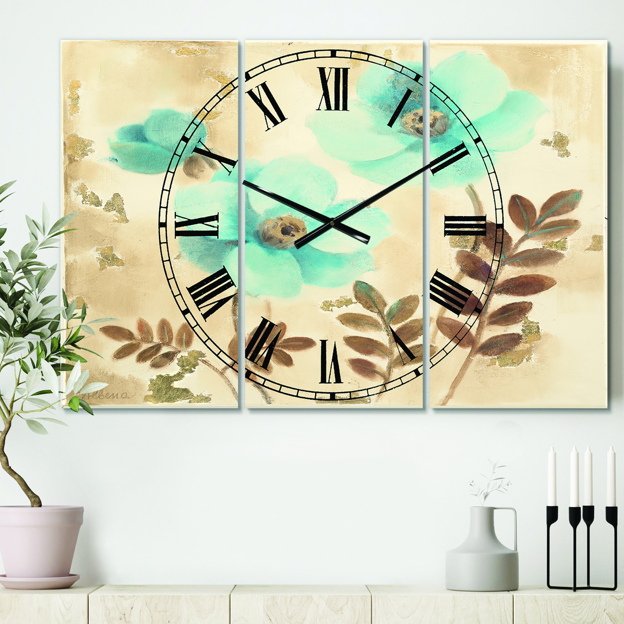 The Twillery Co.® Swigart Oversized Farmhouse Poppies Cottage Flowers ...