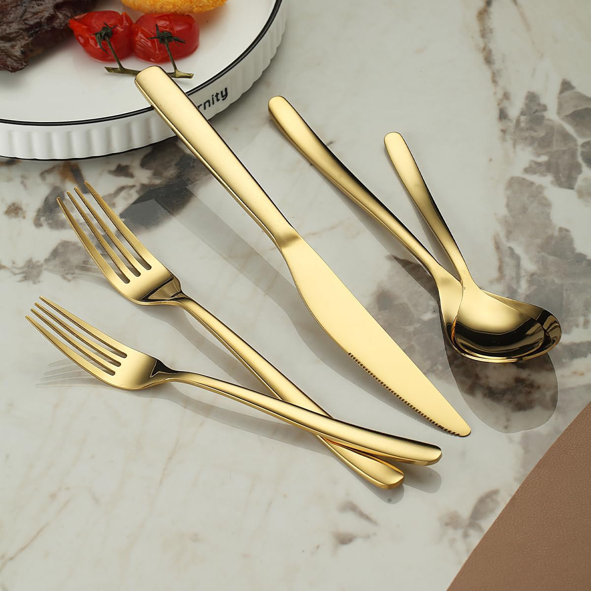 Mercer41 60-Piece Stainless Steel Silverware Set – Elegant Dining For ...