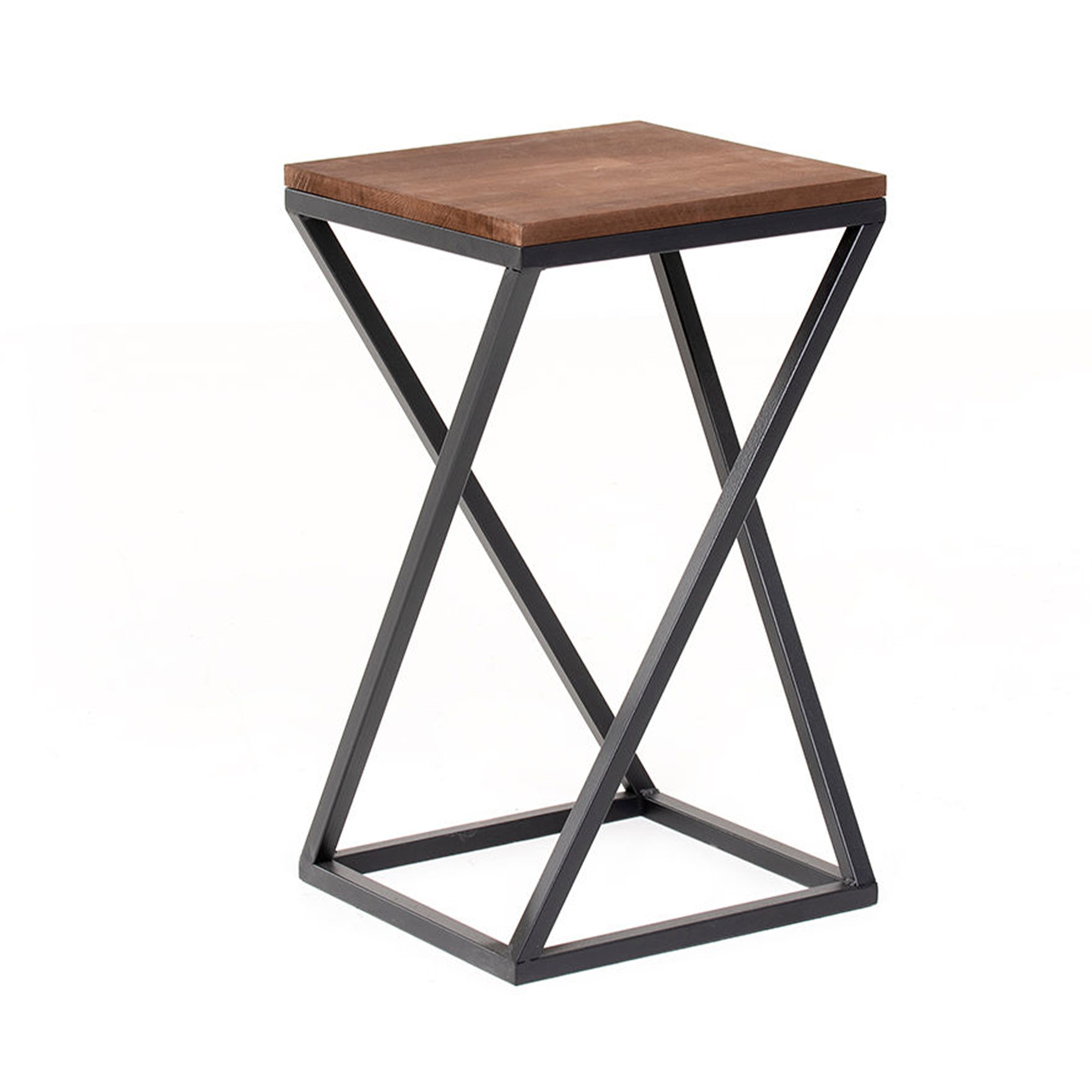 East Urban Home End Table Cross Legs | Wayfair