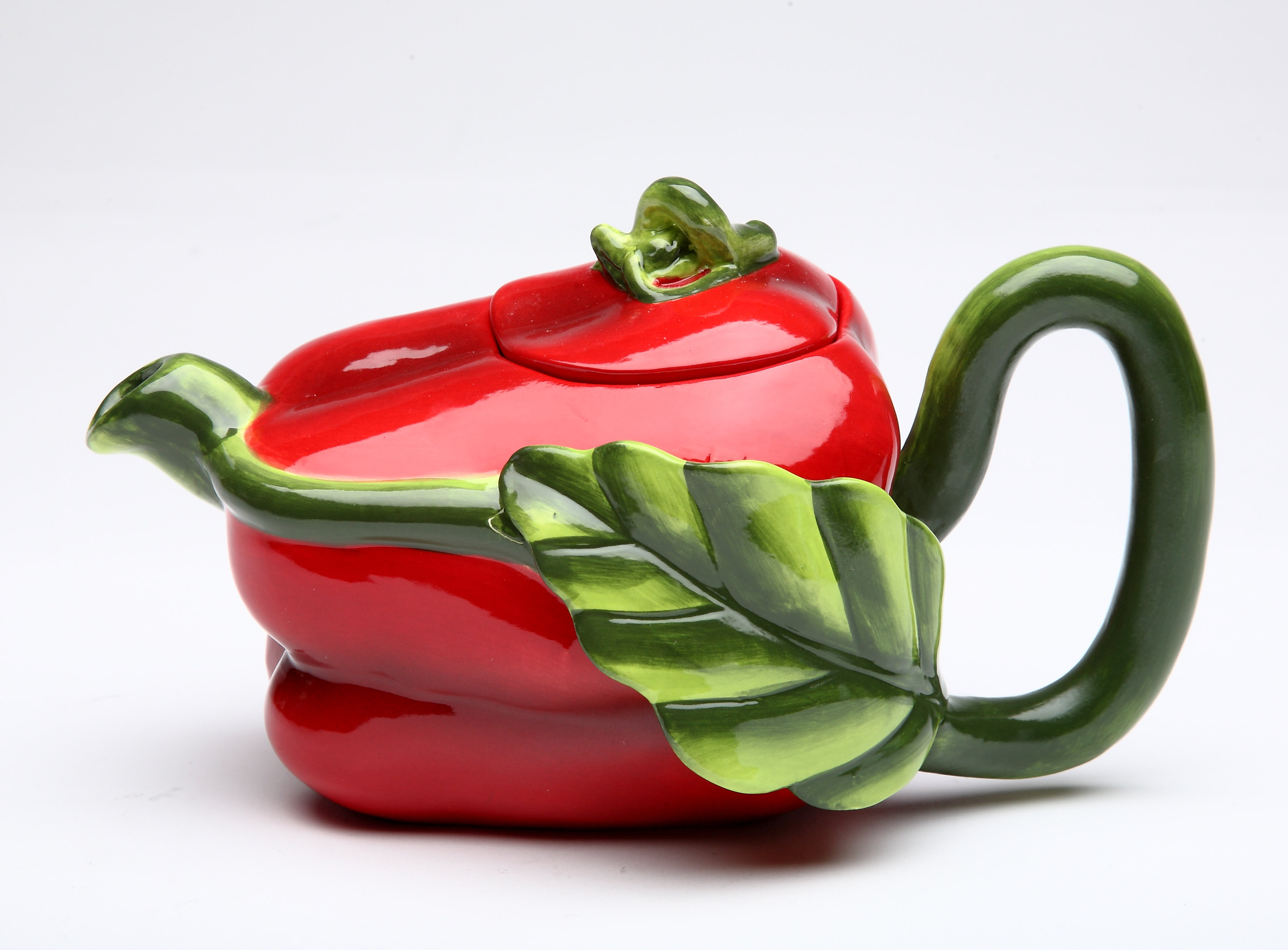 Cosmos Gifts Red Pepper 0.34-qt. Teapot & Reviews | Wayfair