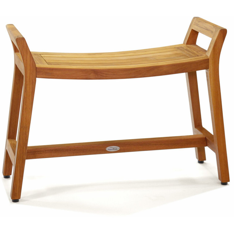 Aqua Teak Asia Ascend 31" W Teak Shower Bench & Reviews | Perigold