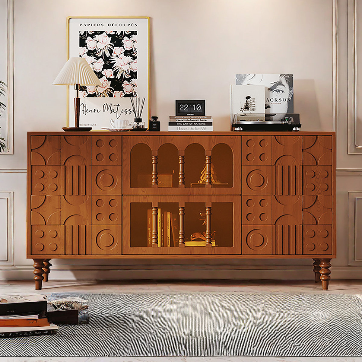 DineElegance.r Living room storage cabinet sideboard cabinet - Wayfair ...