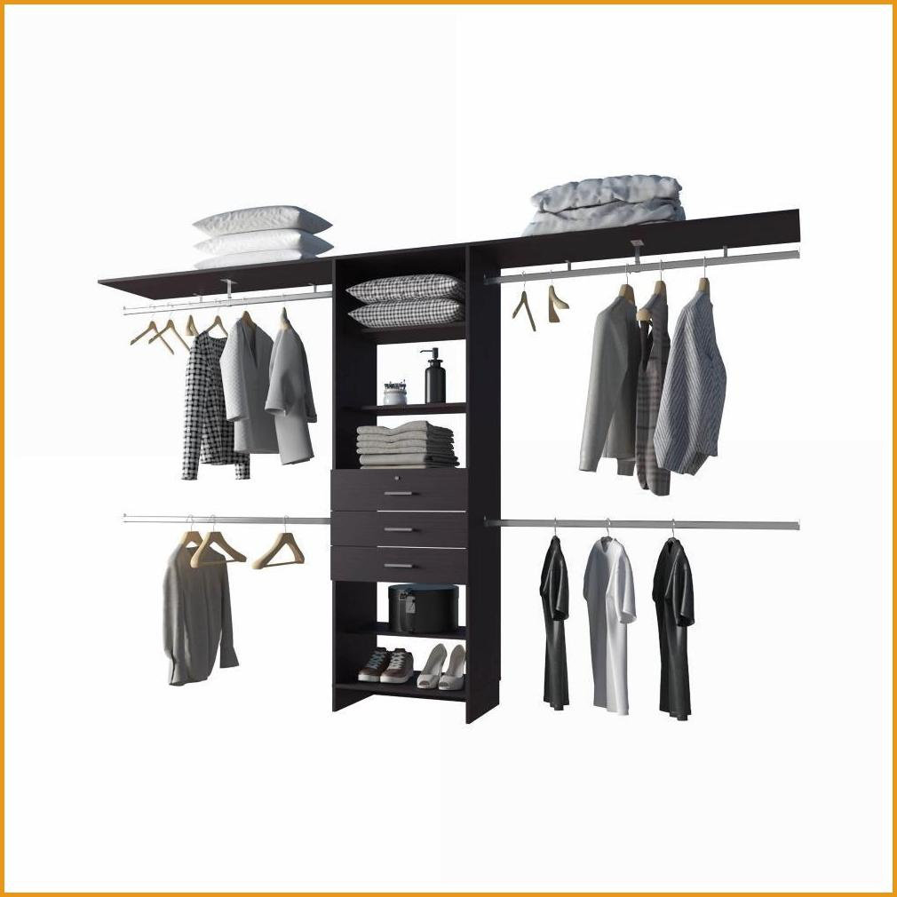 Latitude Run® Modular Closet Organizer System with Hanging Rods ...