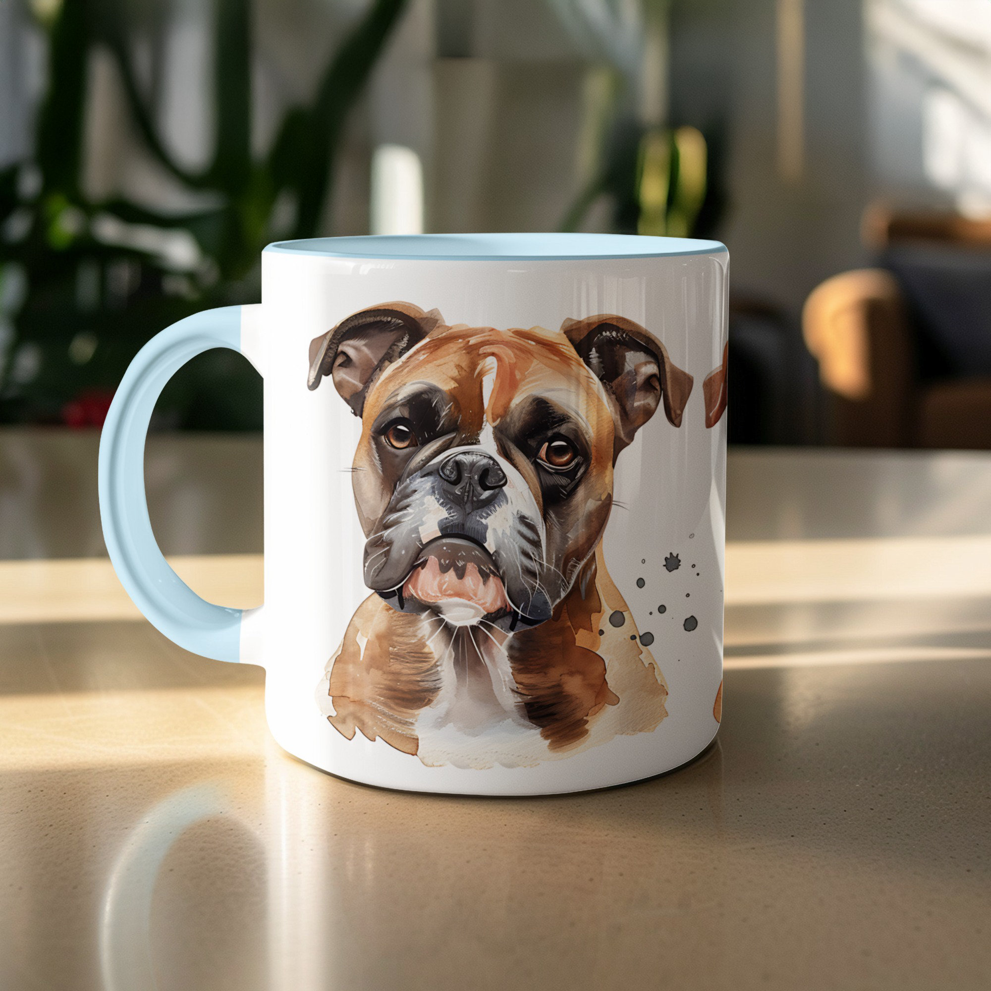 East Urban Home Set of 3 – Tri-Color Spaniel Design 11oz Coffee Mug ...