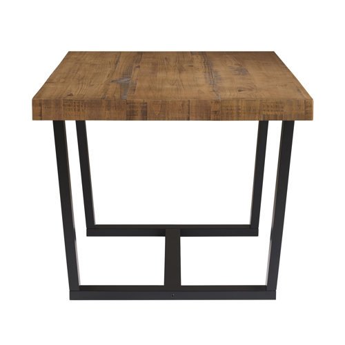 Union Rustic Amarapal Solid Wood Dining Table & Reviews | Wayfair
