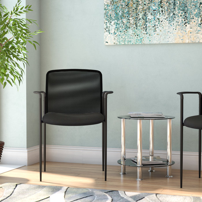 Upper Square™ Corrado Stackable Reception Chair with Metal Frame ...