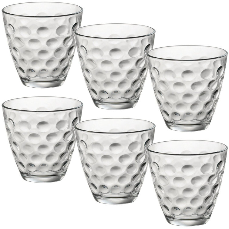 Bormioli Rocco 6 - Piece 390ml Glass Drinking Glass Glassware Set ...
