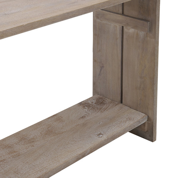 Alaterre Castleton 52" Wide Industrial Rustic Farmhouse Solid Wood ...