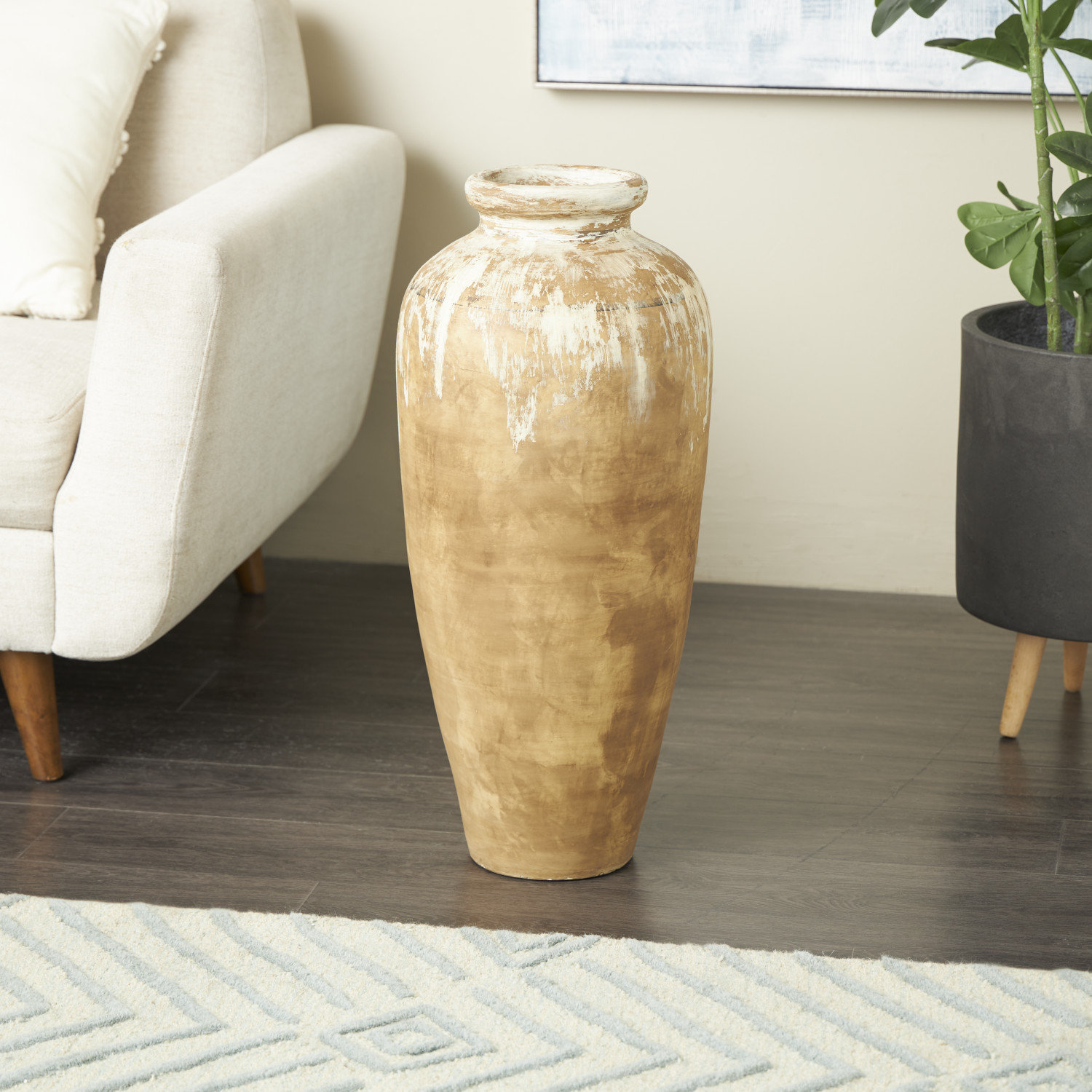 Red Barrel Studio Cole And Grey Ceramic Antique Style Distressed Patina ...