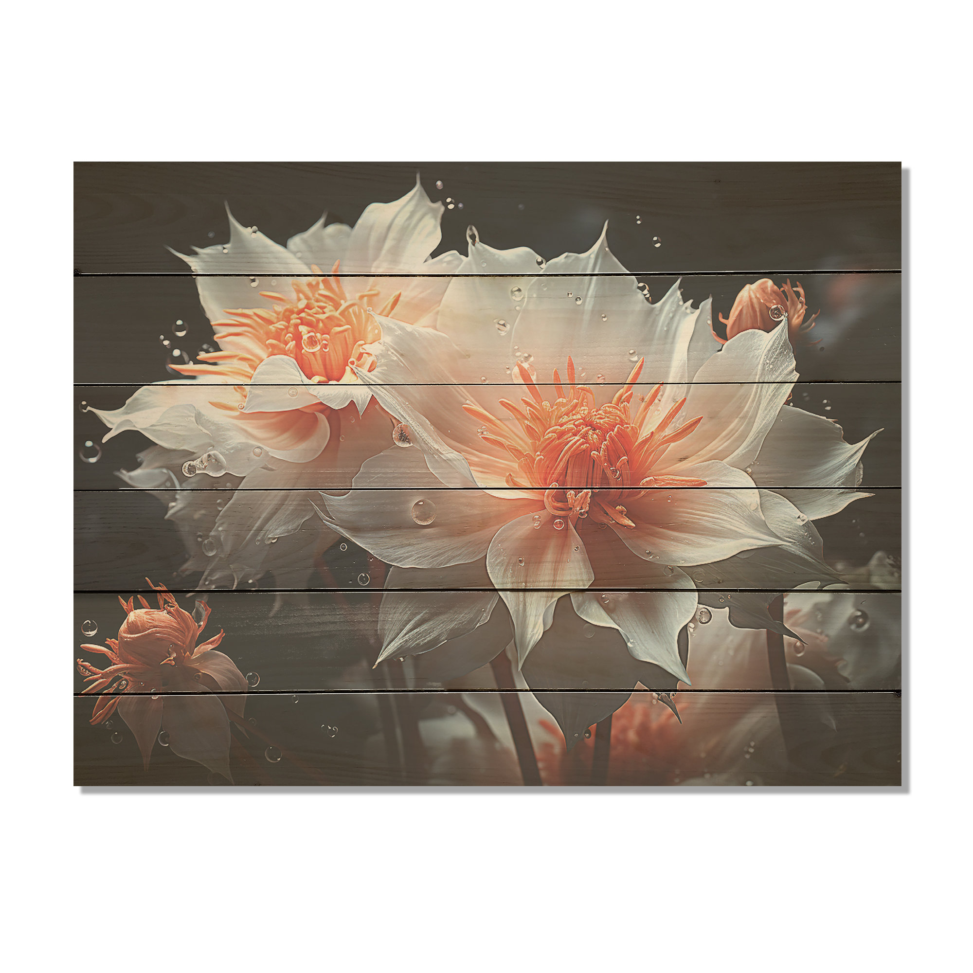 Lark Manor™ Coral Underwater Flowers - Coastal Coral Under Water Wood ...