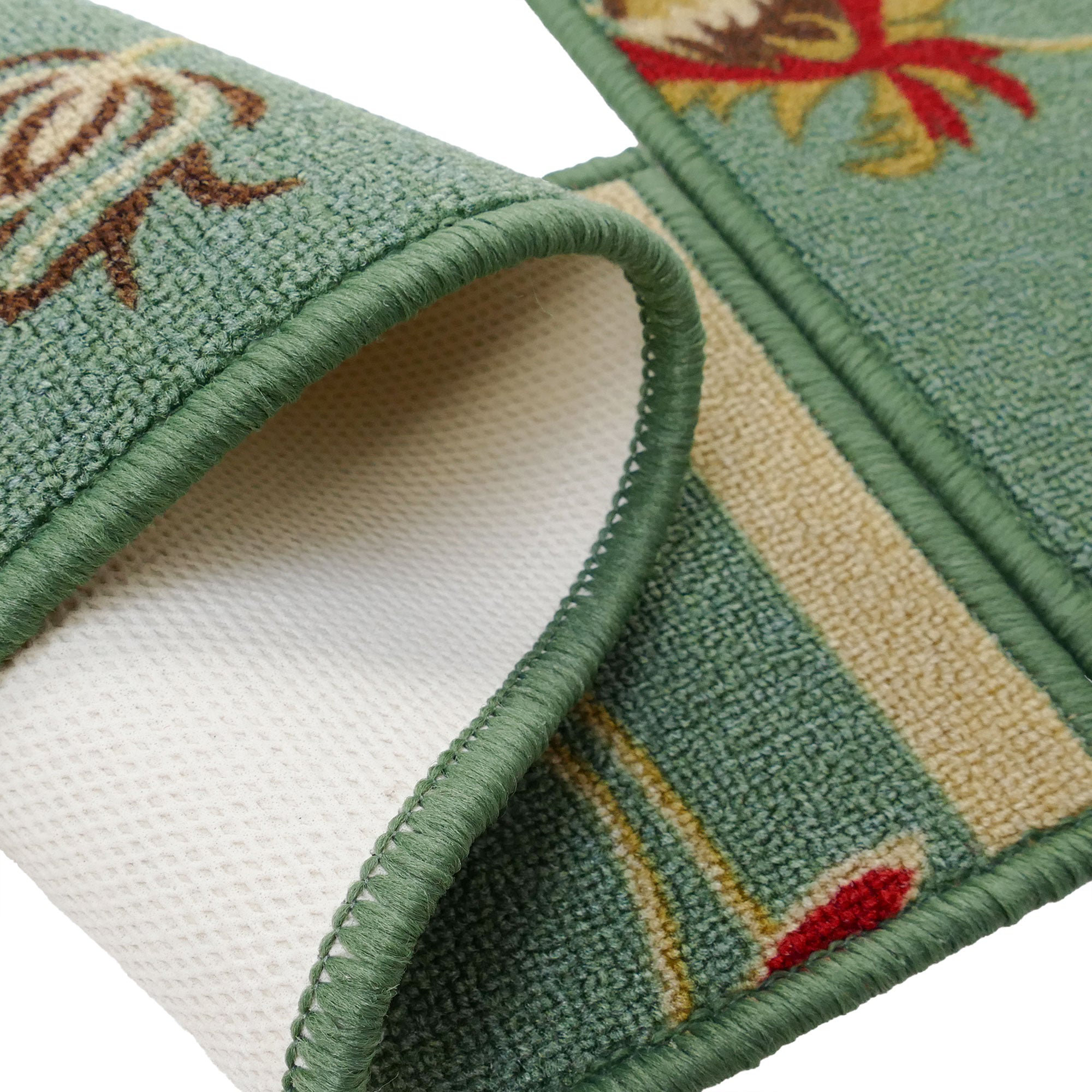 Bungalow Rose Custom Size Washable Antibacterial Low Profile Loop Pile ...