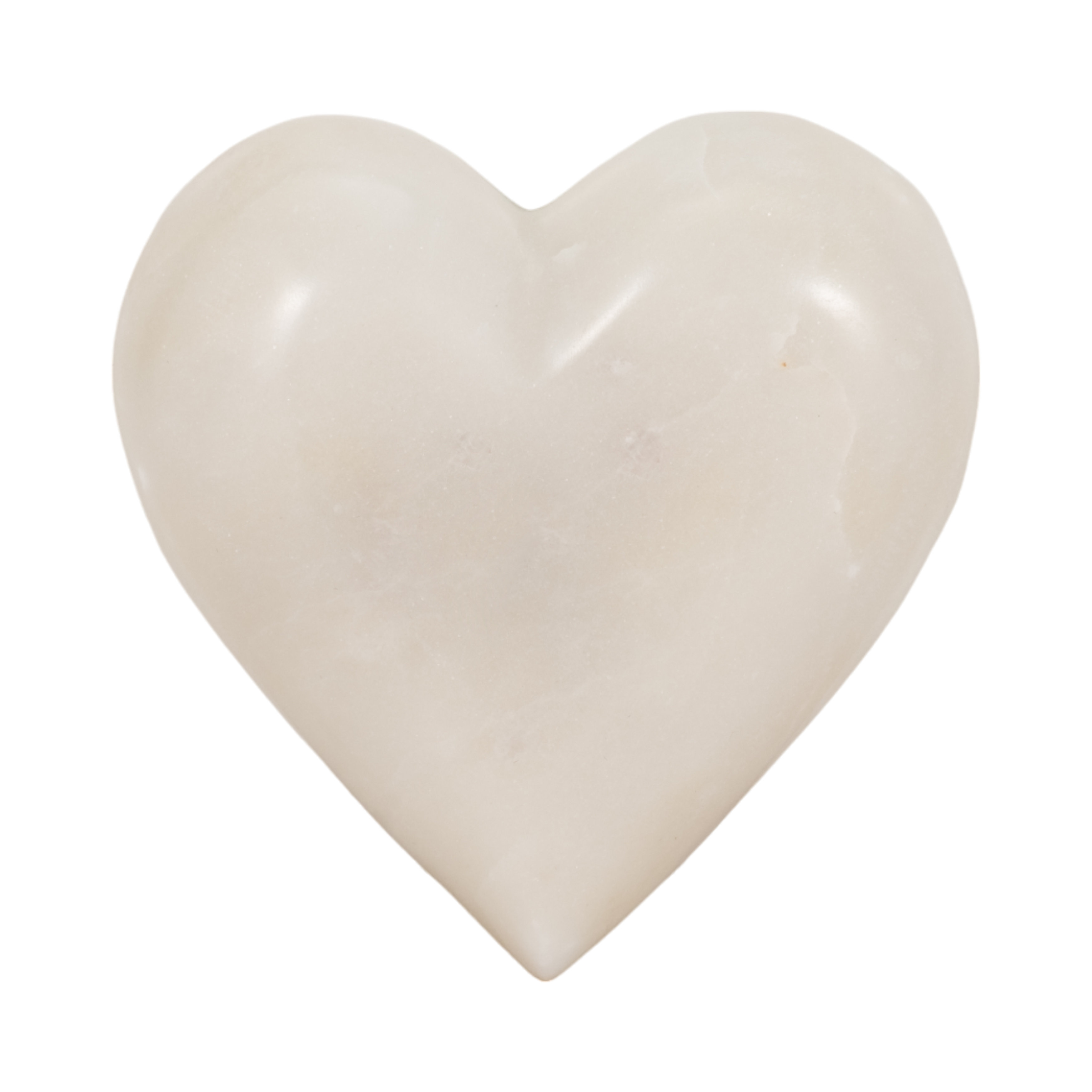 Wrought Studio Fritzie Marble Heart Decor - Contemporary White Heart ...