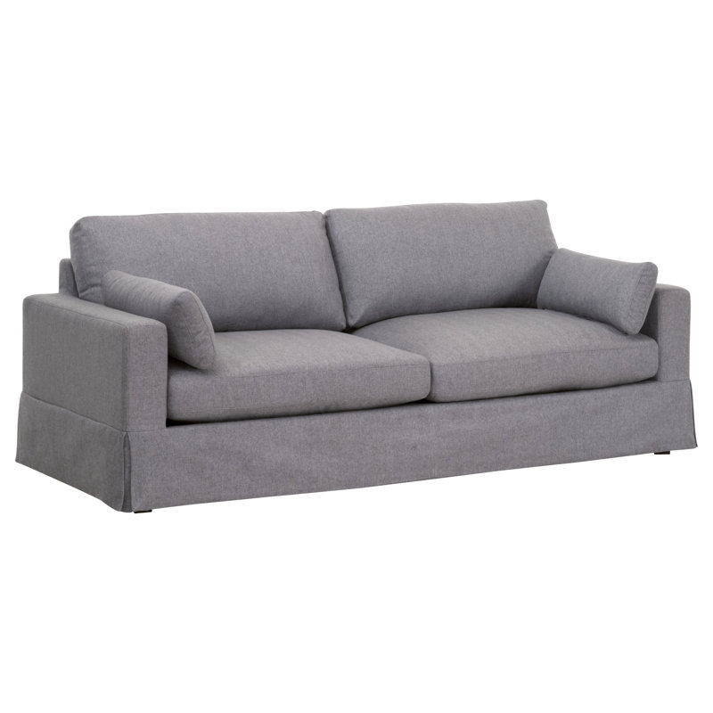 Rosecliff Heights Rowley 88.5" Linen Square Arm Sofa & Reviews | Wayfair