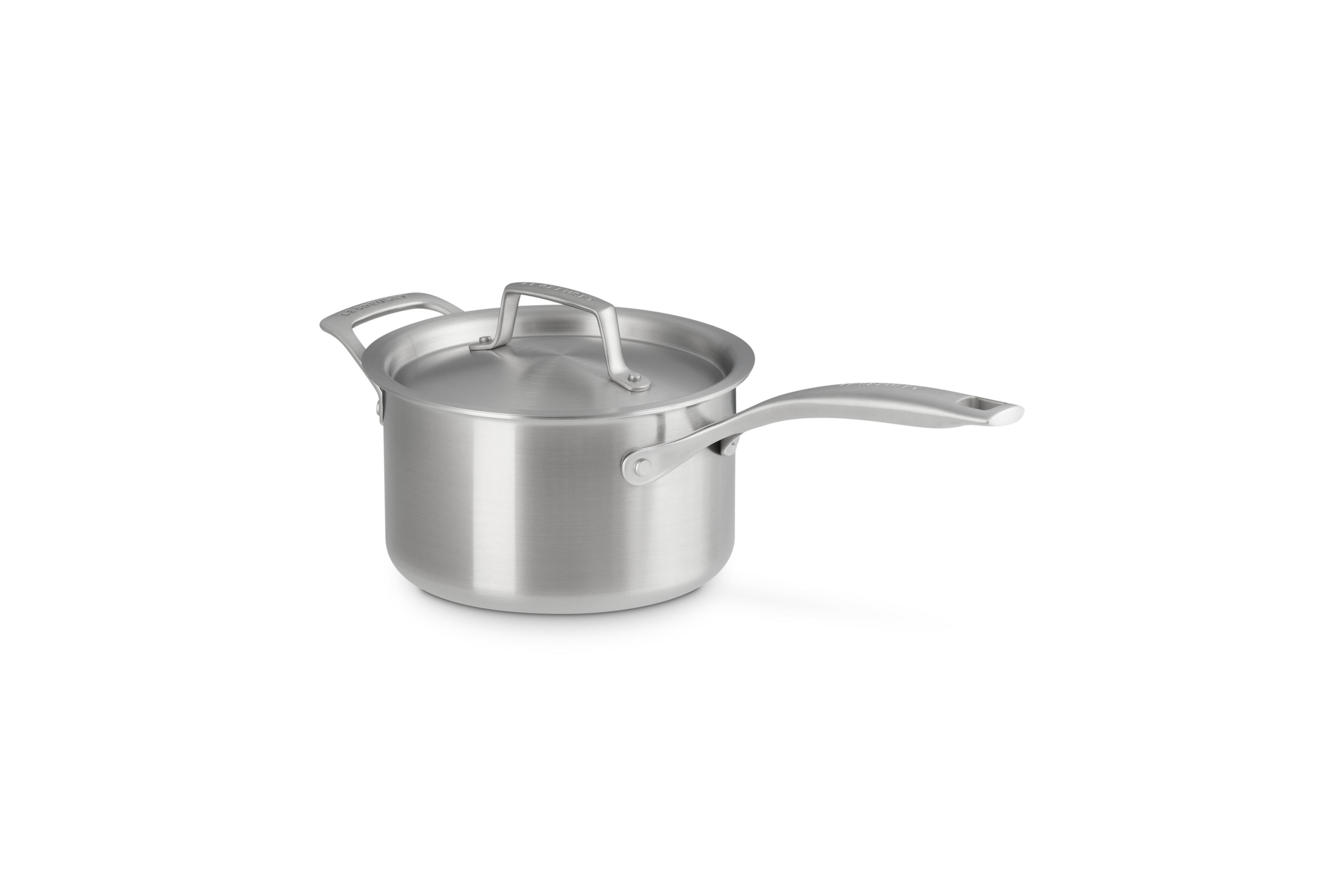 Le Creuset Essential Stainless Steel Round Saucepan With Lid, 4 Qt ...