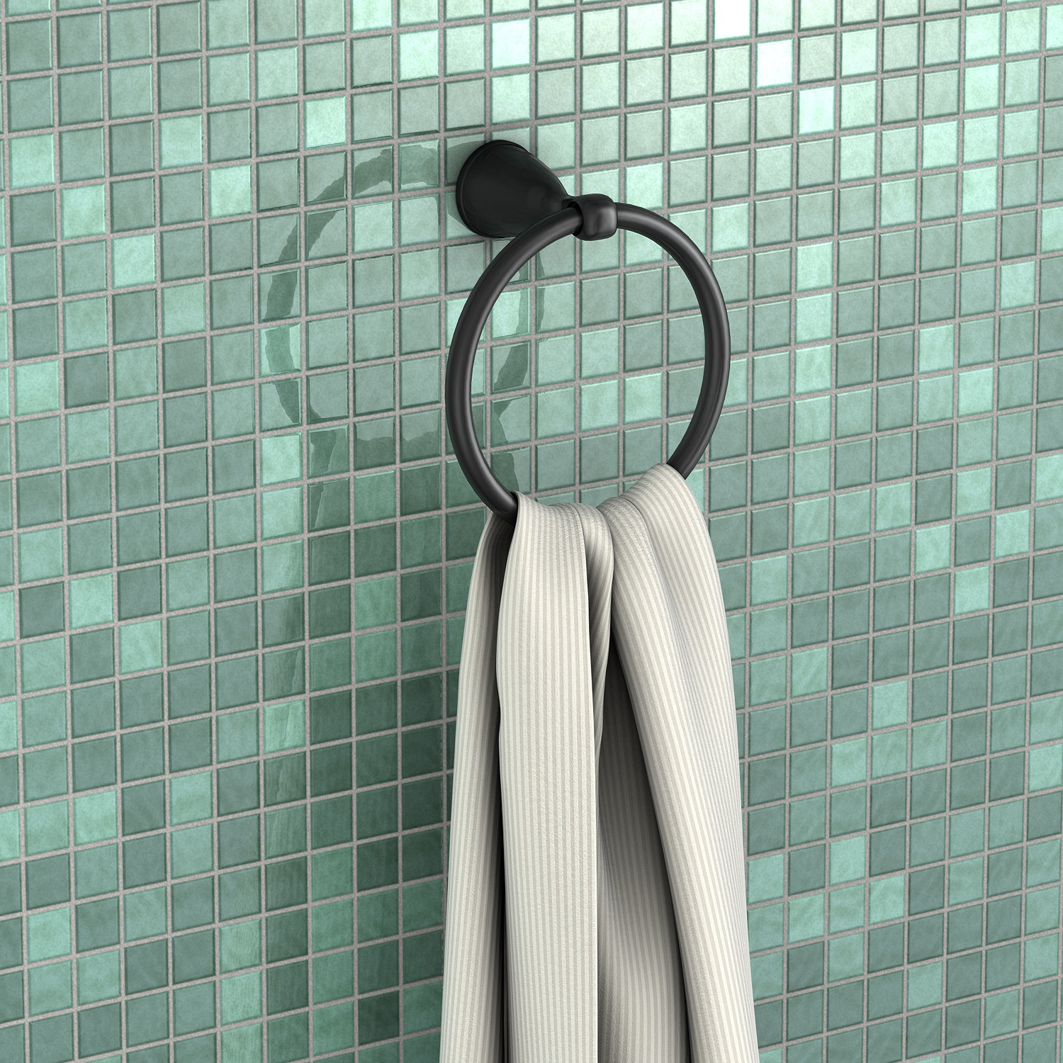 Vetta Traditional Wall Mounted Towel Ring | Wayfair