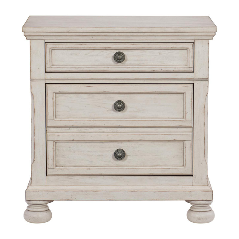 One Allium Way® Transitional Design Nightstand, Bedroom Side Table ...