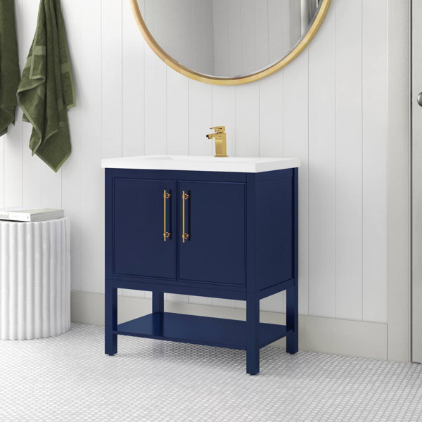 Blue Bathroom Vanities You'll Love | Wayfair