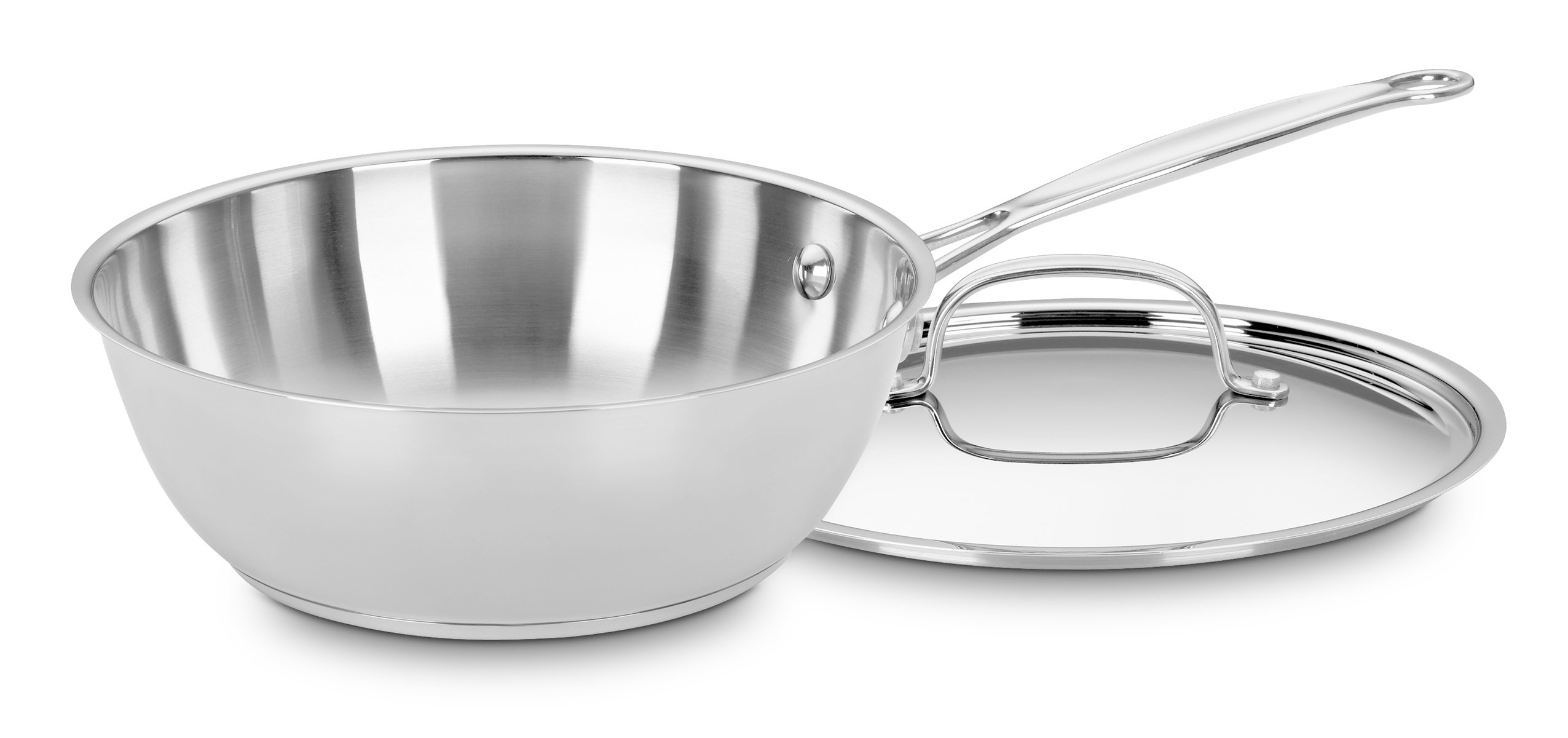 Cuisinart 3 qt. Stainless Steel Saucier with Lid & Reviews | Birch Lane