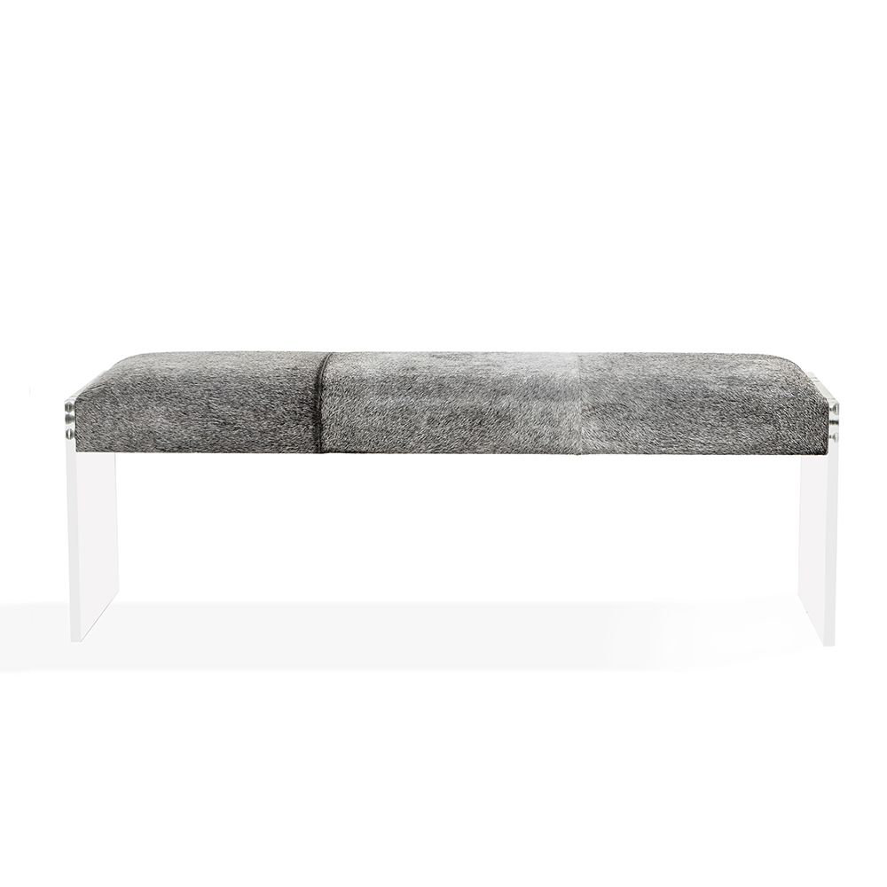 Interlude Aiden Genuine Leather Bench & Reviews | Wayfair