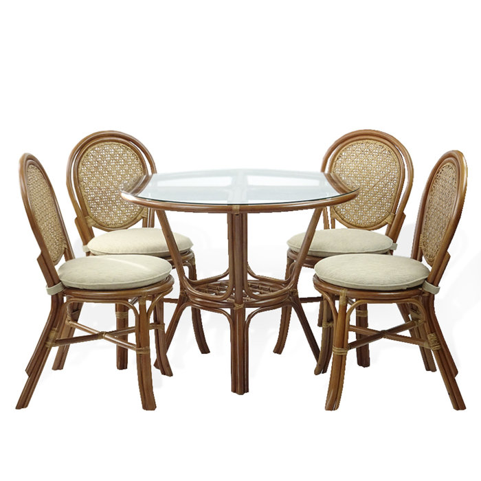 Bay Isle Home Chamblee 5 - Piece Extendable Dining Set | Wayfair