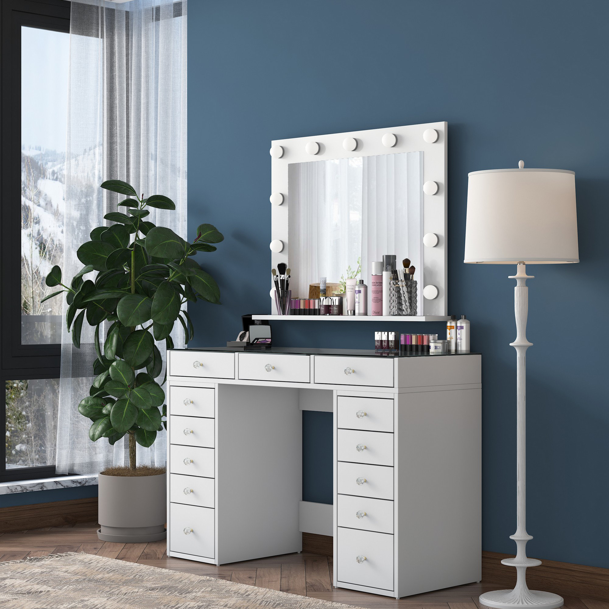 Ivy Bronx Make-Up Table | Wayfair