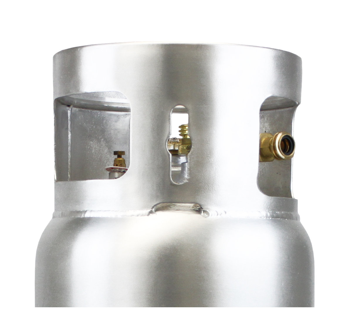 Flame King 33.5LB Empty Aluminum Forklift Propane Tank with Gauge ...